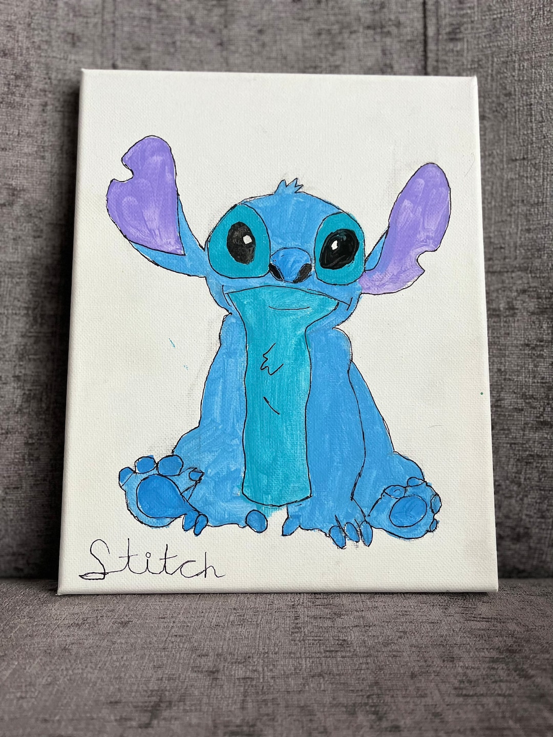 Disney Stitch Painting - Etsy