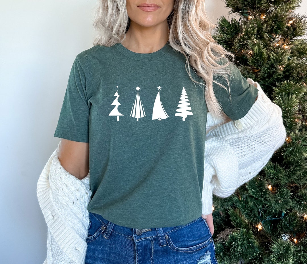 Christmas Tree Shirts Merry Christmas Shirts Christmas - Etsy