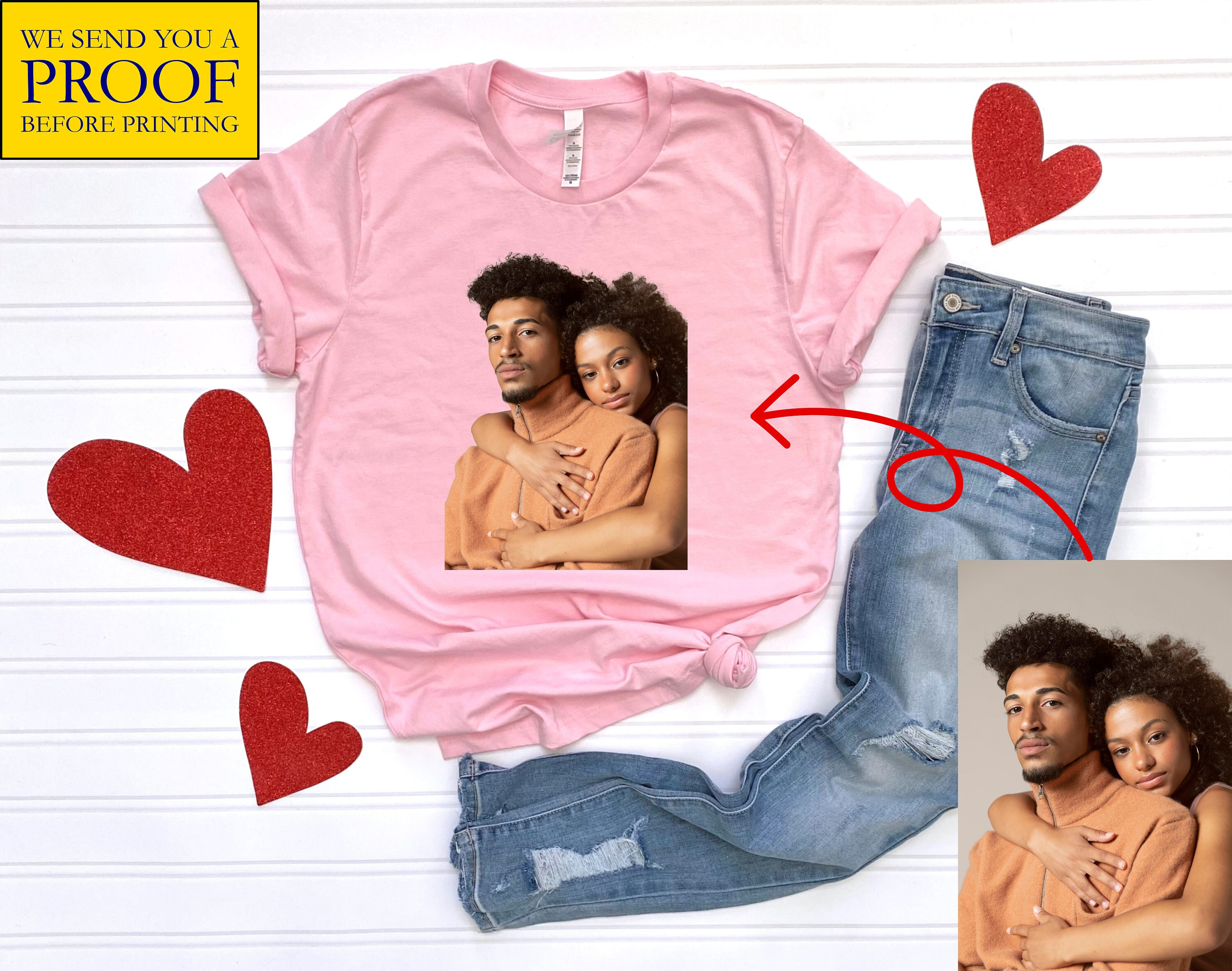 Custom Photo Shirt, Custom Shirt With Photo, Photo Shirt, Family Photo ...