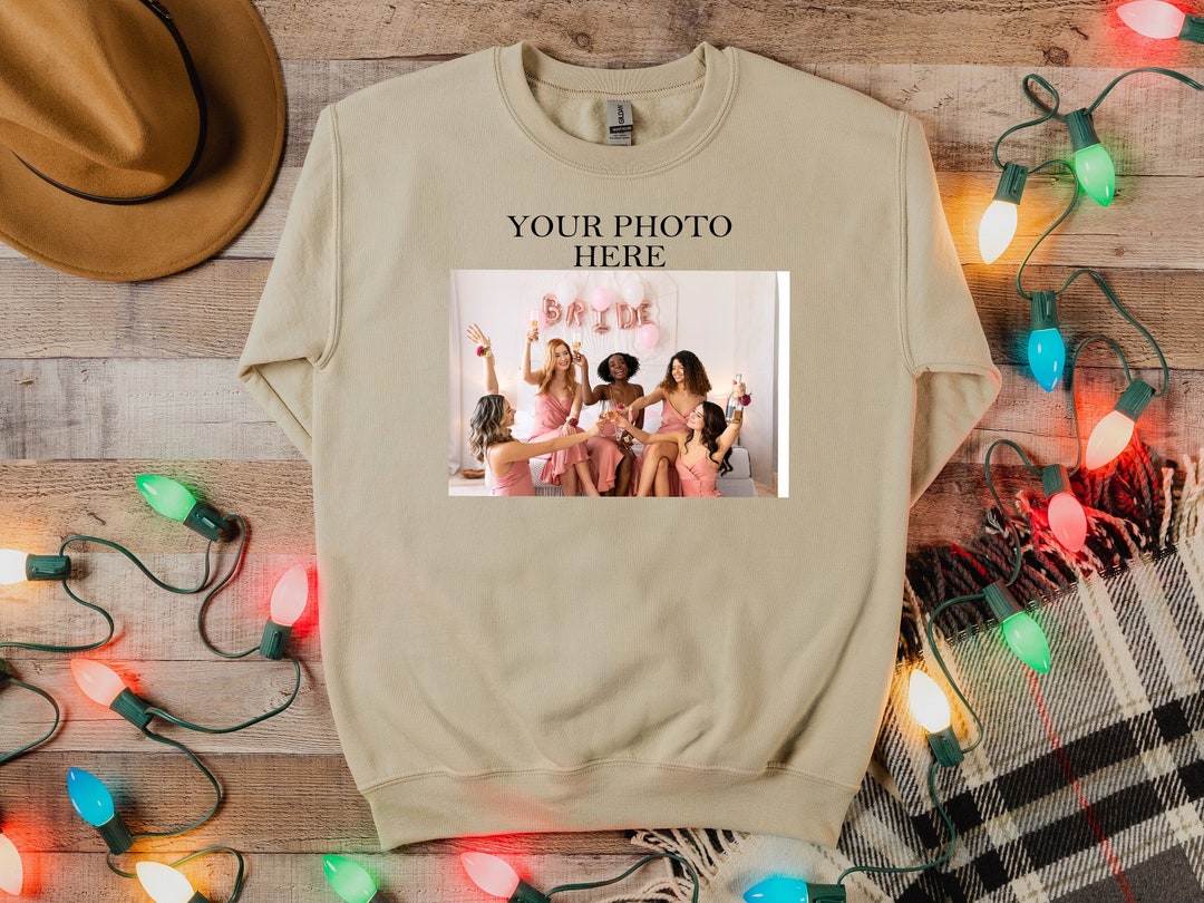 Custom Logo Sweatshirt, Picture Sweatshirt, Photo Sweatshirts, Custom ...