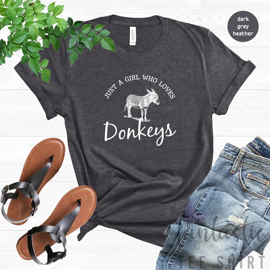 Donkey Shirt, Animal T-shirt, Donkey Lover Gift, Pet Donkey Shirt, Mule Gift, Love Donkey Shirts ...