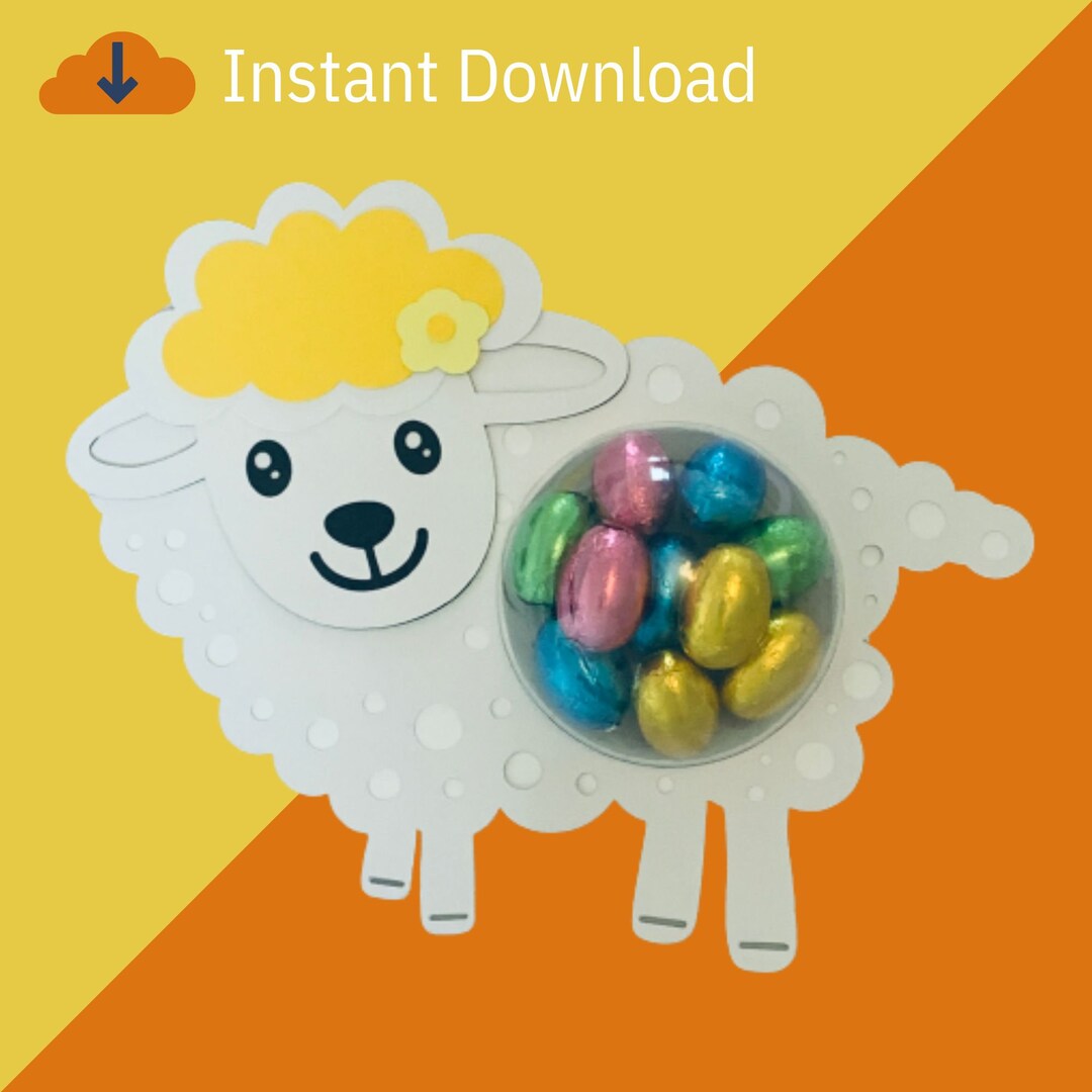 Lamb Candy Dome, SVG Cut Files, Candy Ornaments, Lamb, Lamb SVG Files ...