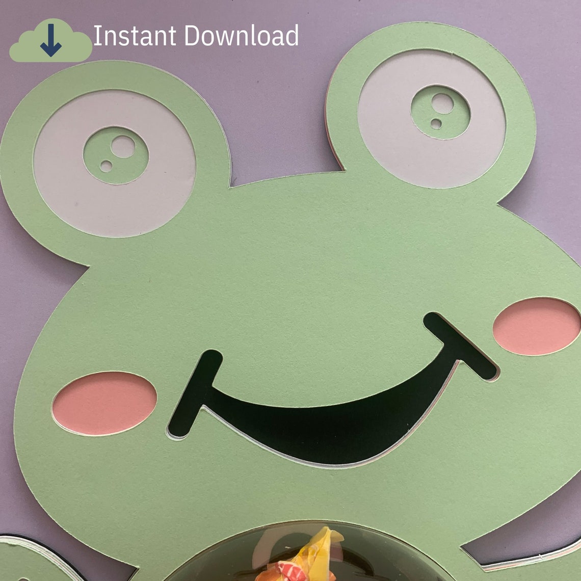 Frog Candy Dome SVG Cut Files, Candy Ornament, Frog, Frog SVG Files ...
