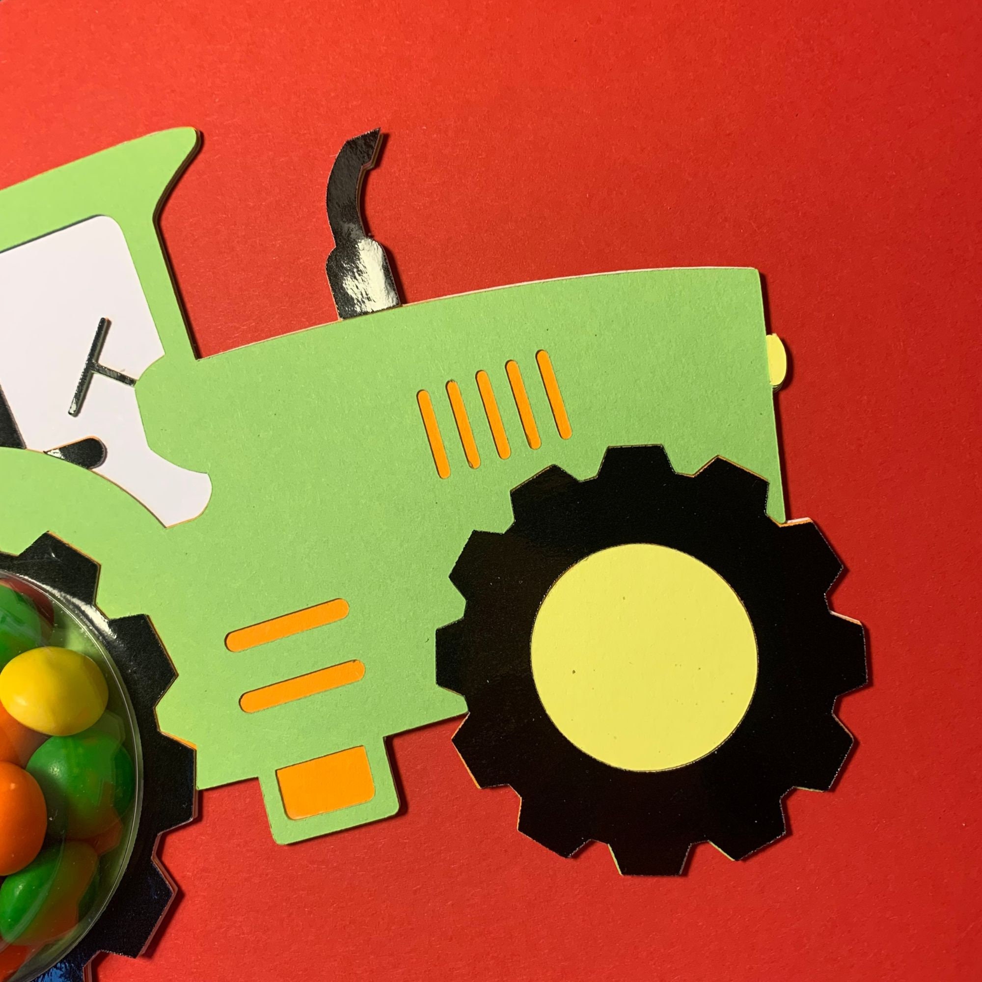 Tractor Candy Holder SVG Cut Files, Candy Ornament, Tractor, Frog SVG ...