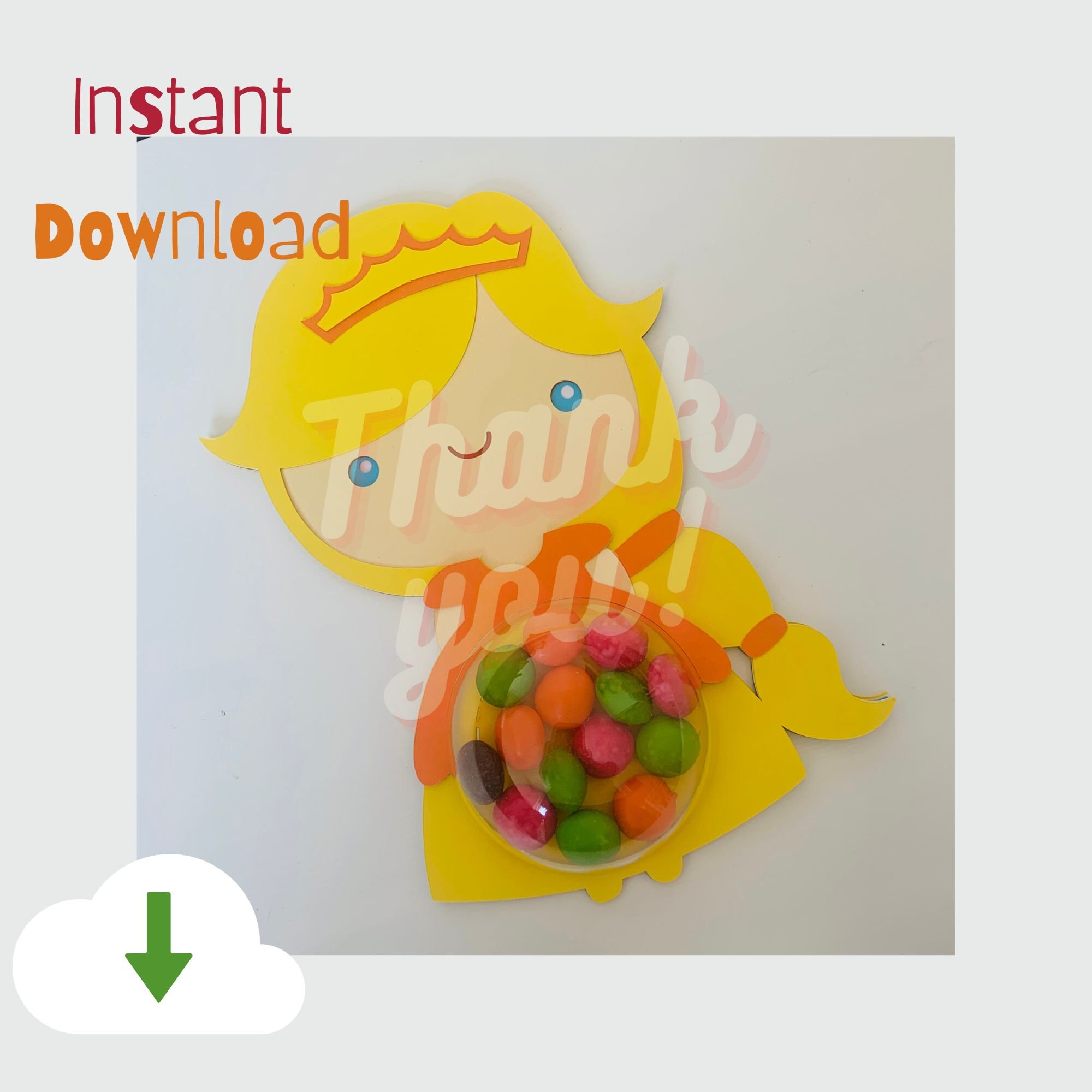 Princess Candy Dome SVG Cut Files Candy Ornaments Gift SVG - Etsy