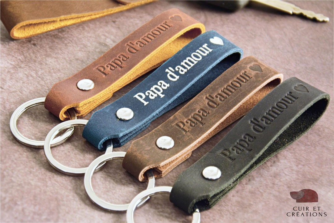 Personalized Love Dad Key Ring, Dad Gift, Personalized Gift, Dad Birth ...