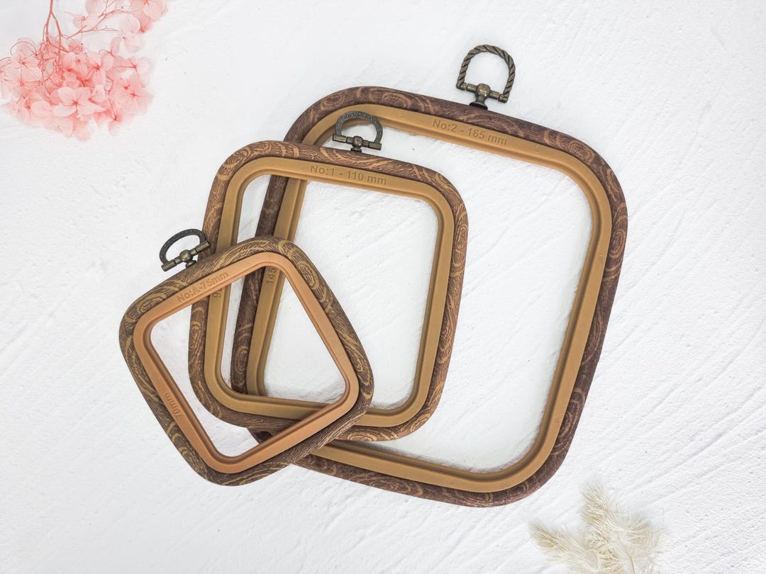Square Embroidery Hoops | Plastic Hoop for Embroidery Cross Stitch ...
