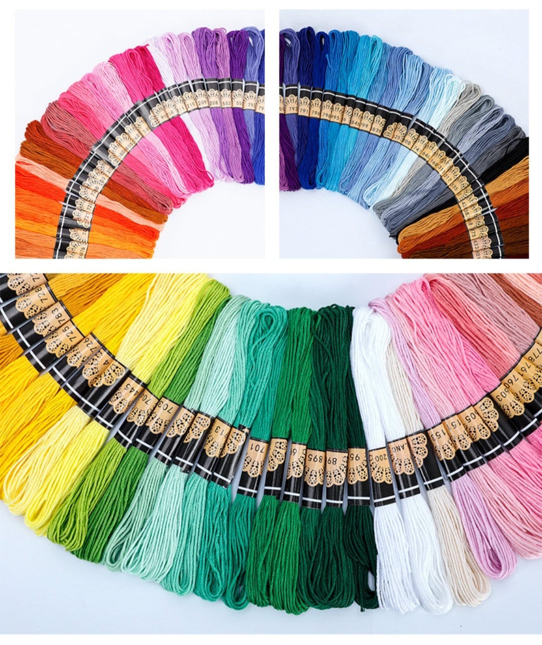 Assorted Colour Embroidery Thread Floss 50 100 150 Various - Etsy