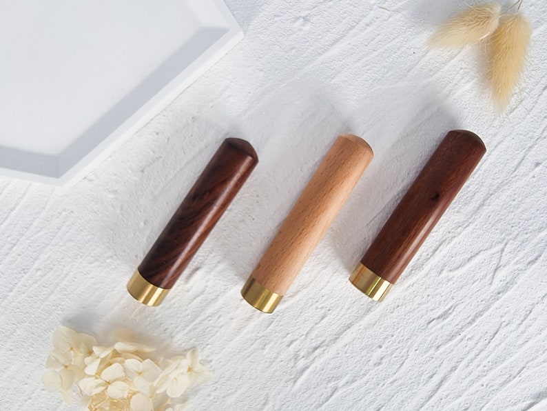 Solid Wood Needle Case Needle Storage | Wooden Tube Container for ...