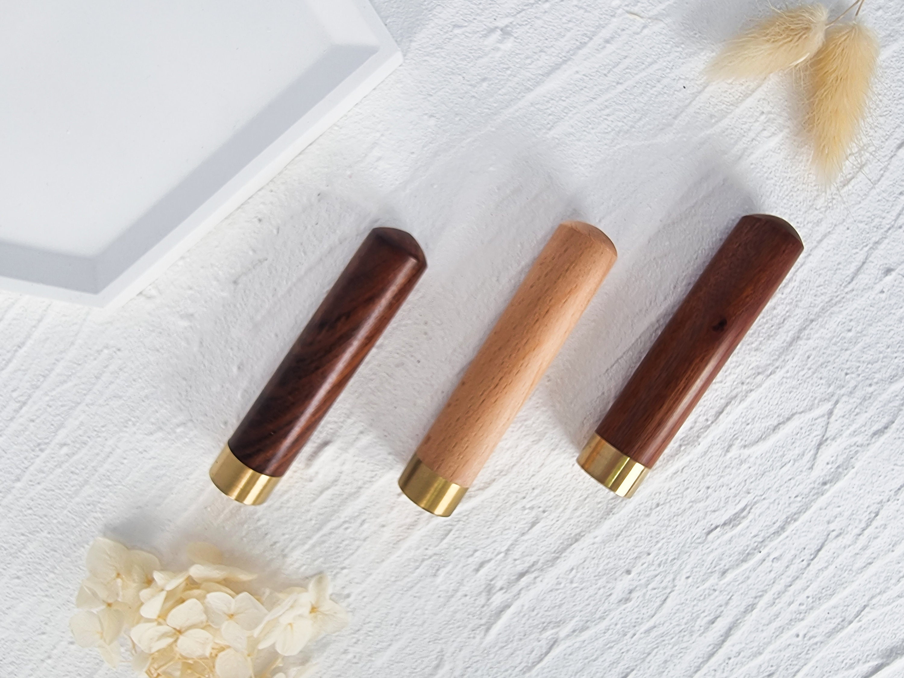 Solid Wood Needle Case Needle Storage | Wooden Tube Container for ...