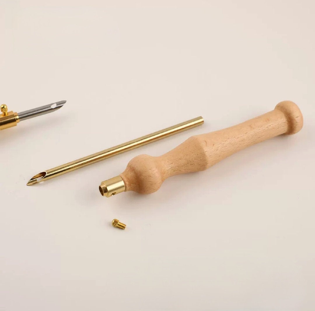 Adjustable Wooden Punch Needle Tool for Embroidery Craft | Embroidery ...