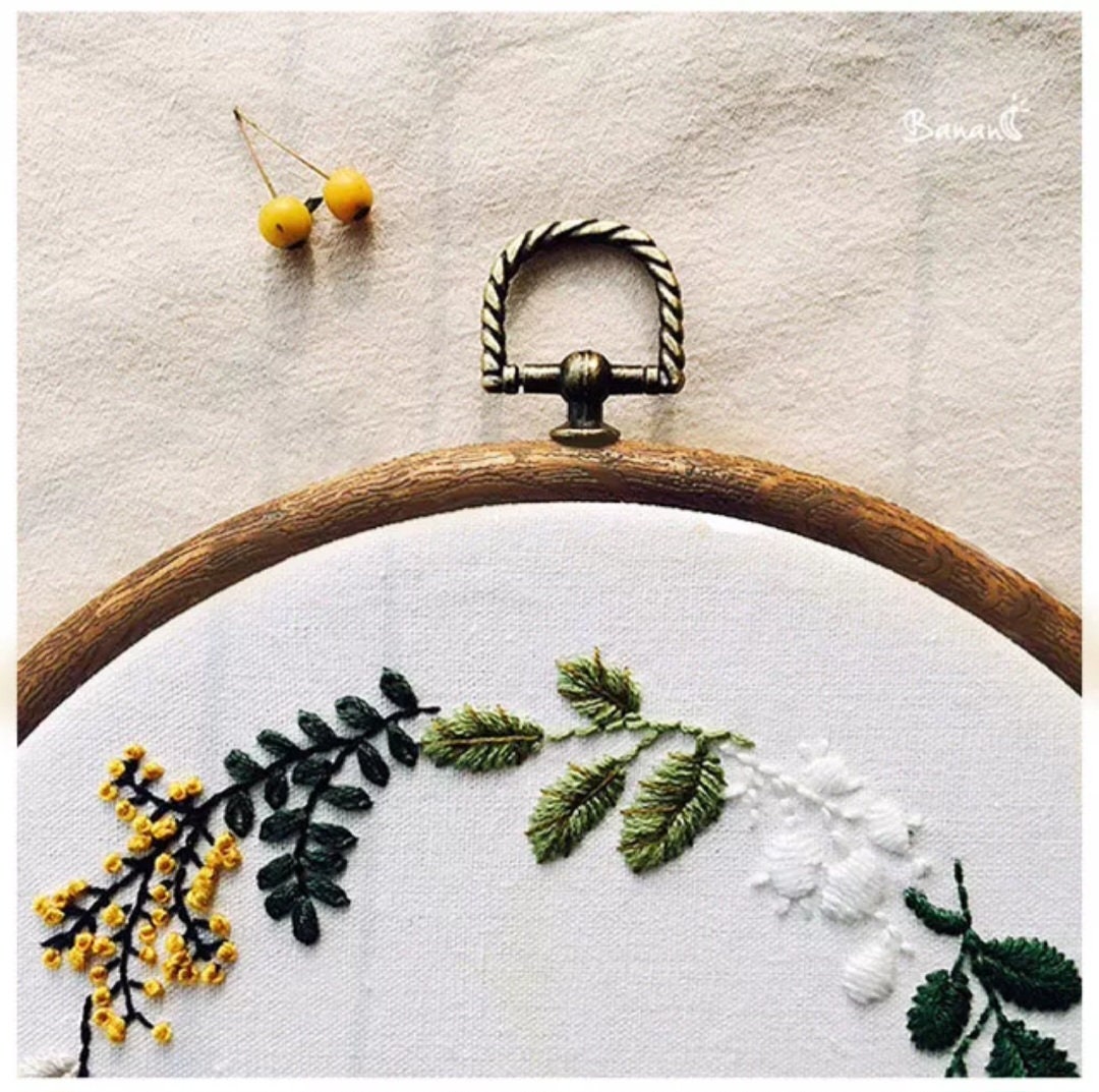 Embroidery Circle Hoops Set | Plastic Round Hoop for Embroidery Cross ...