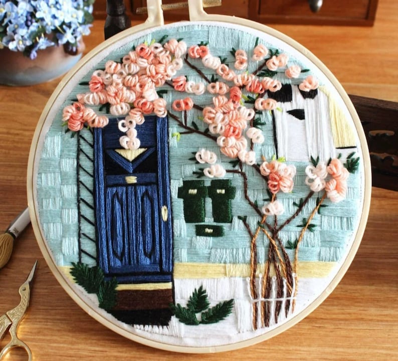 DIY Embroidery Kit for Beginner | Modern Embroidery Kit for Gift | Hand ...