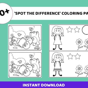 Spot the Difference Activities | Spot the Difference Printable Pages ...