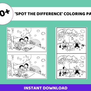 Spot the Difference Activities | Spot the Difference Printable Pages ...