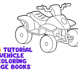 30+ Tutorial Vehicle Coloring Page Books for Kids, 30+ Vehicle ...