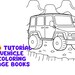 30 Tutorial Vehicle Coloring Page Books for Kids, 30 Vehicle Printable ...