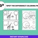 Spot the Difference Activities | Spot the Difference Printable Pages ...