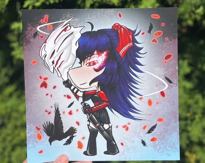 Raven Chibi Style Poster! - Etsy