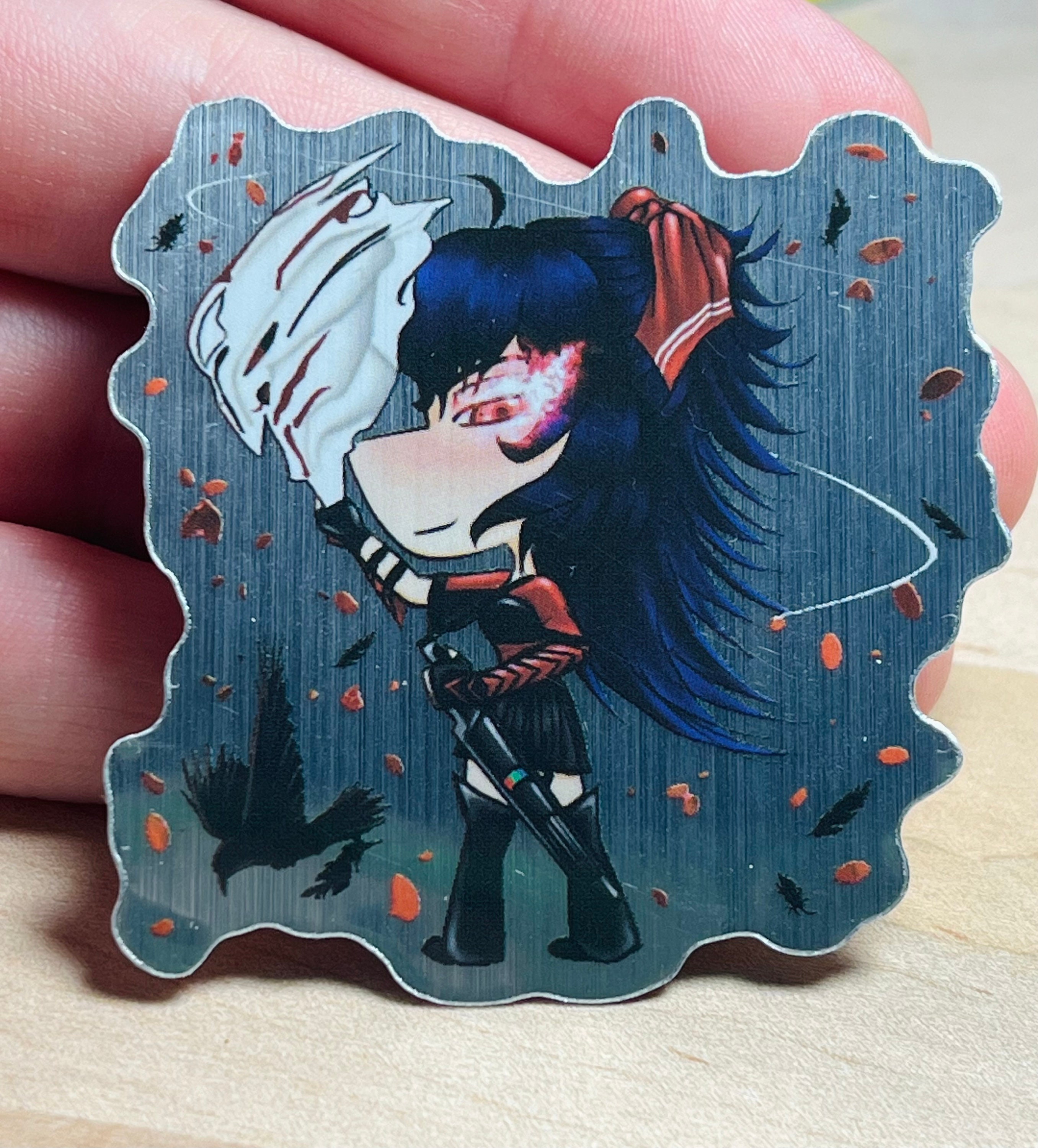Raven Holographic Fan Art Sticker! - Etsy