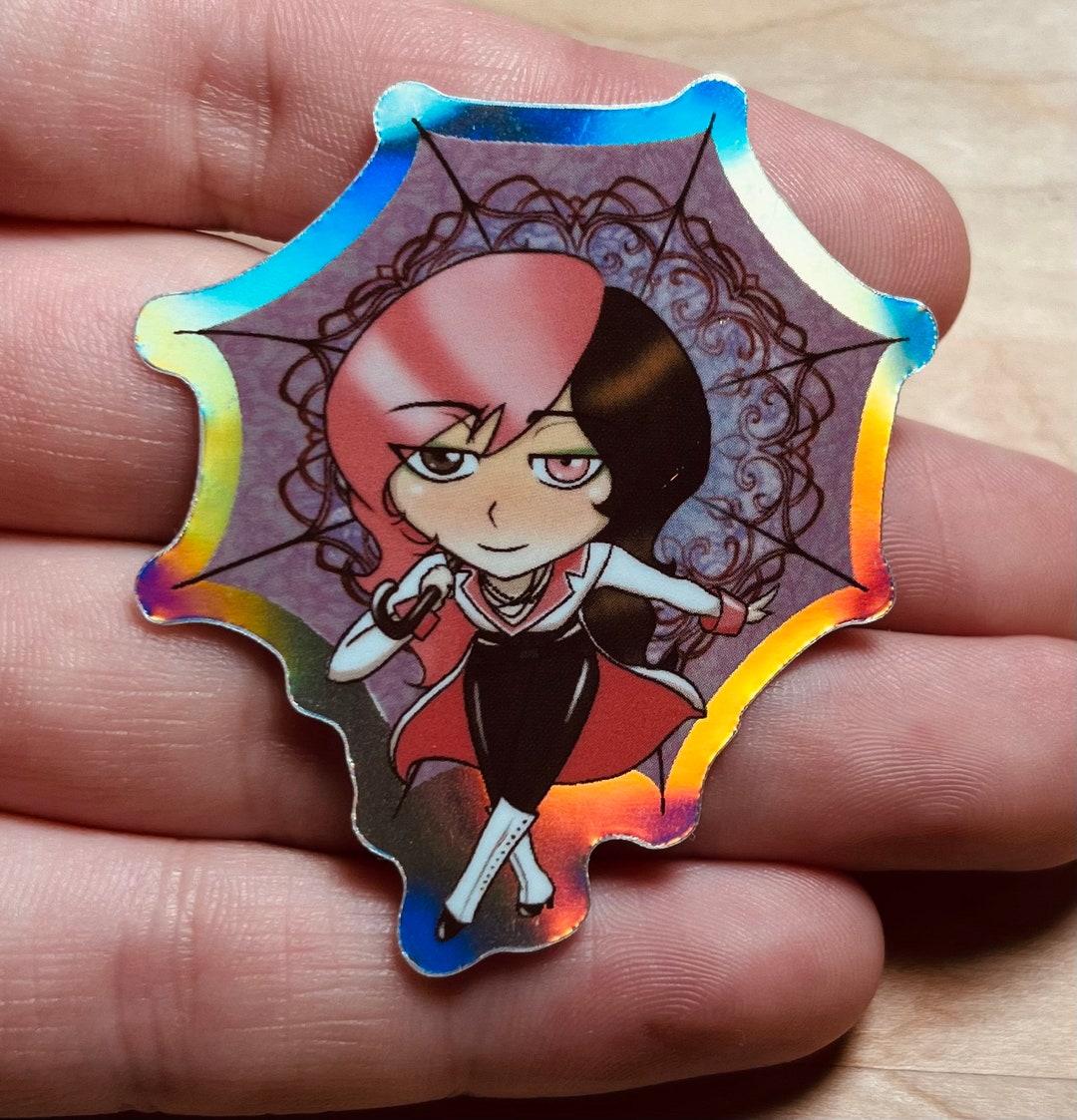 Neopolitan Holographic Fan Art Sticker - Etsy