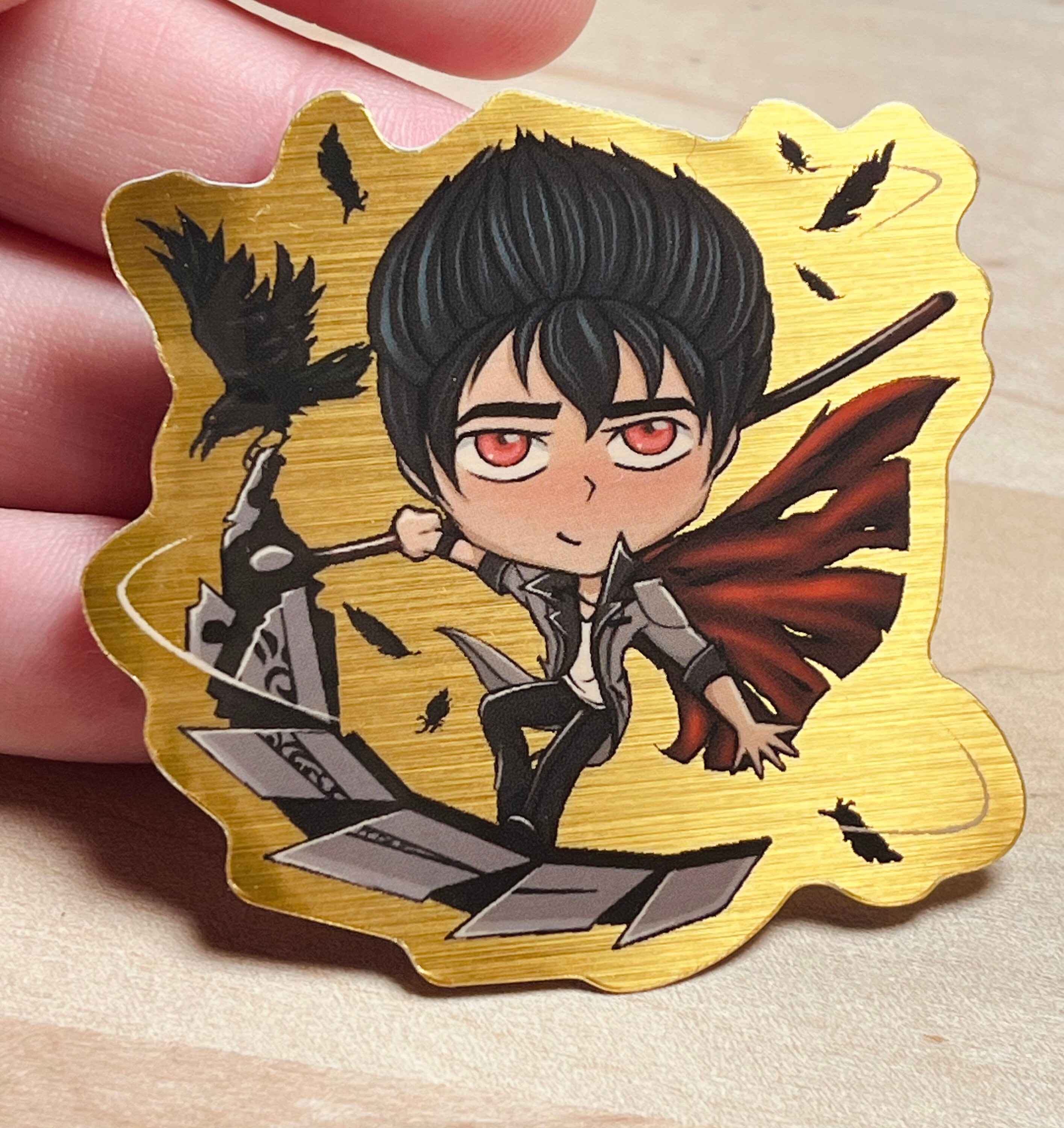 Krow Holographic Fan Art Sticker - Etsy