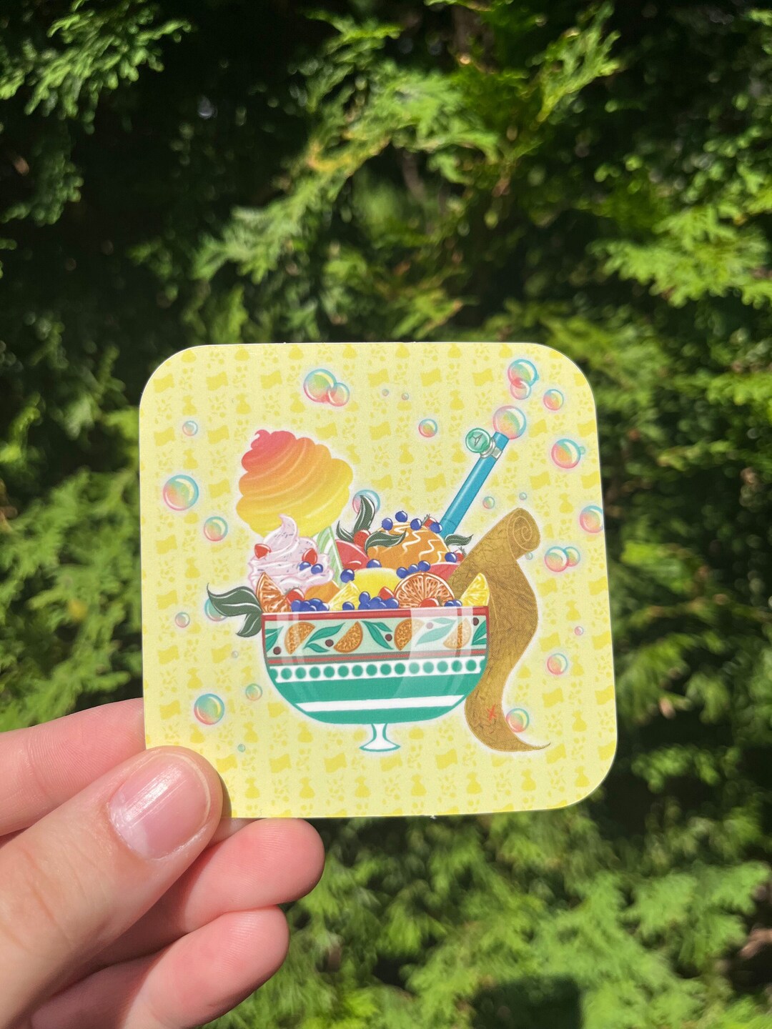Nami Ice Cream Sundae Sticker! - Etsy