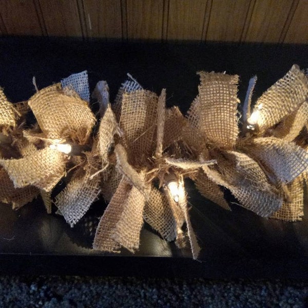 Burlap Garland - Etsy