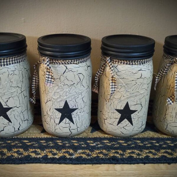 Primitive Mason Jars - Etsy