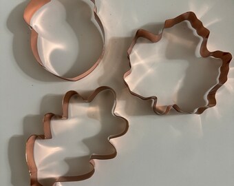 Vintage Copper and Aluminum Cookie Cutters Sold as Set - Etsy