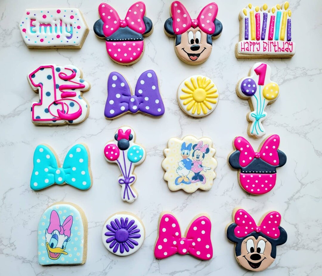 Character Birthday Sugar Cookies - Custom Sugar Cookies - Etsy