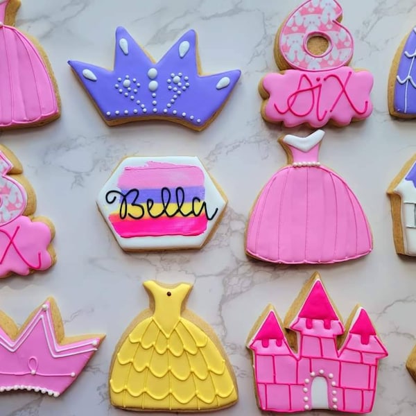 Princess Cookies - Etsy