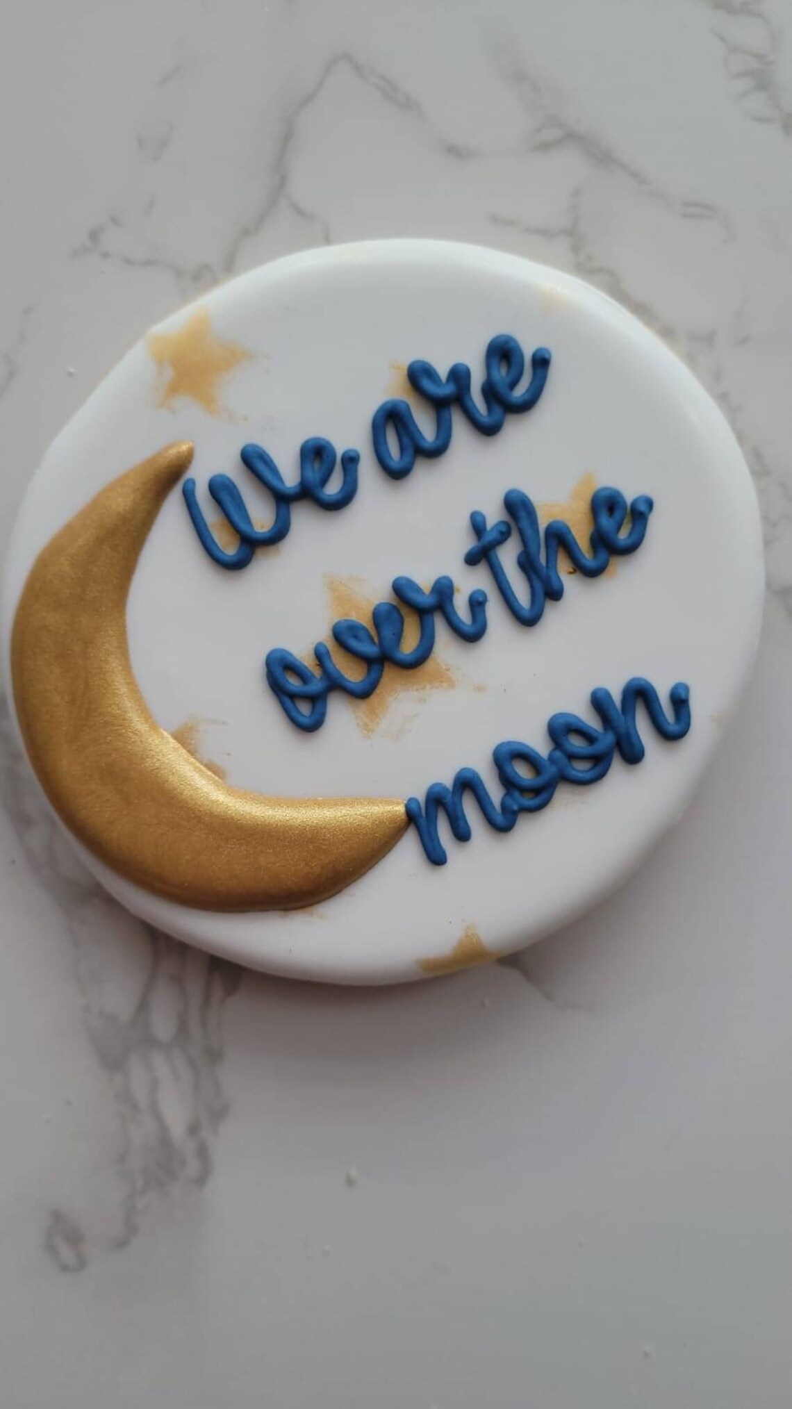 Over the Moon Theme Baby Shower Sugar Cookies Custom Sugar - Etsy