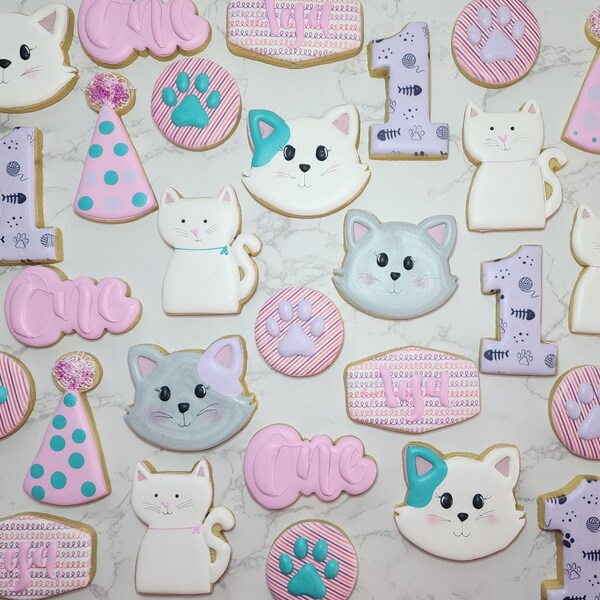 Cat Cookies - Etsy