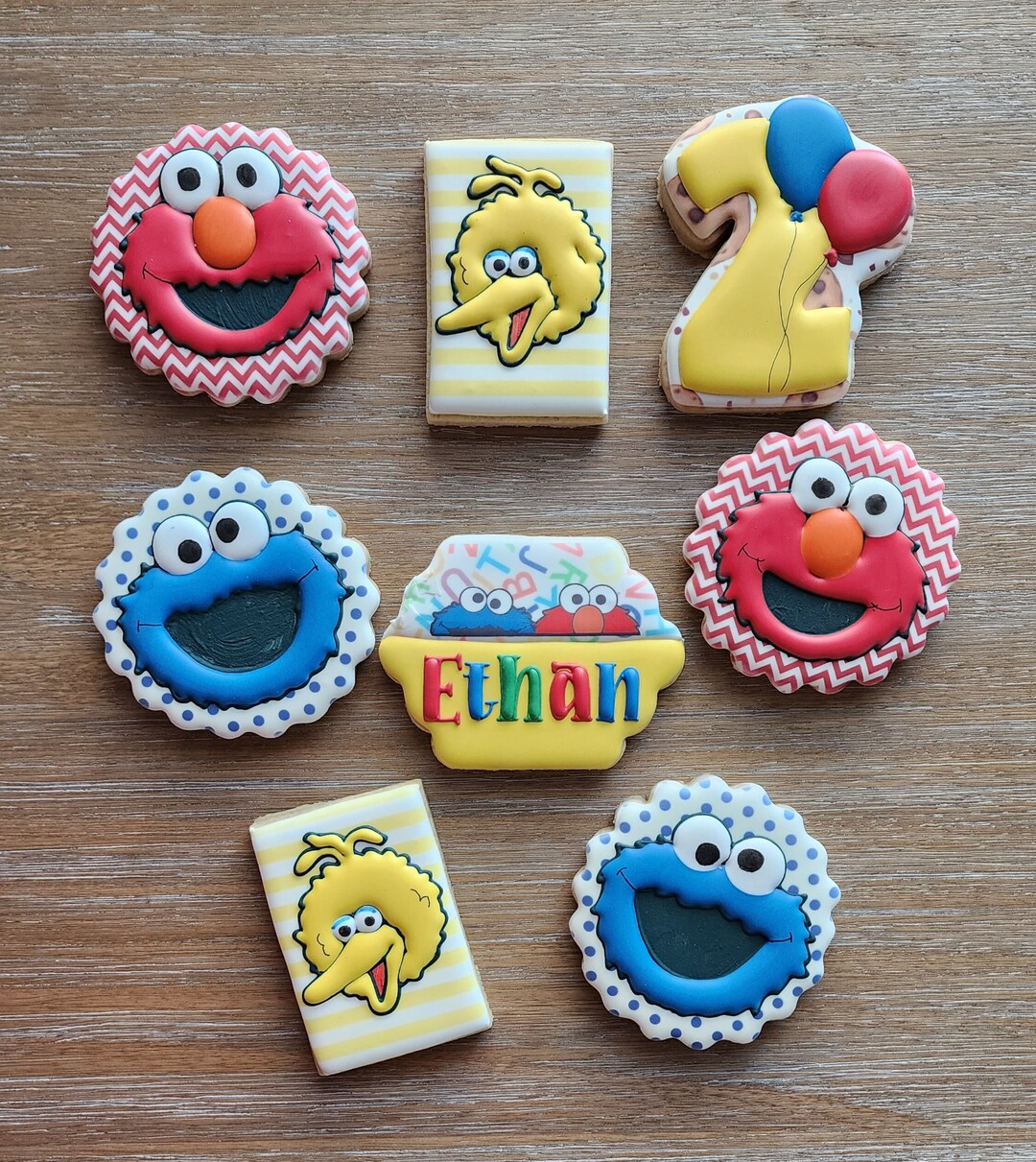 Character Birthday Sugar Cookies Custom Sugar Cookies - Etsy