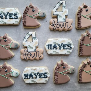 Rodeo/cowboy Theme - Birthday Sugar Cookies - Custom Sugar Cookies - Etsy