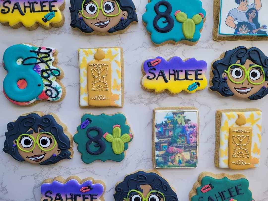 Character Birthday Sugar Cookies Custom Sugar Cookies - Etsy