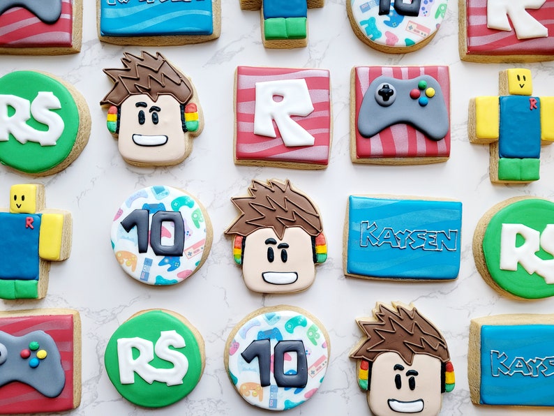 Video Game Character Birthday Sugar Cookies - Custom Sugar Cookies - Etsy