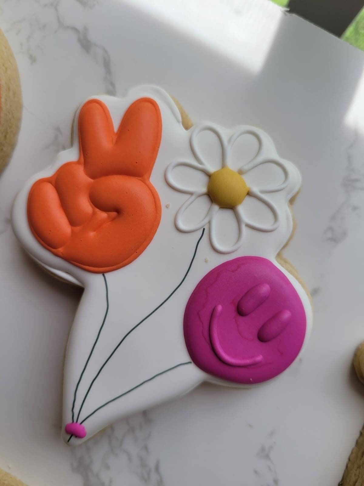 Groovy Theme Birthday Sugar Cookies Custom Sugar Cookies - Etsy