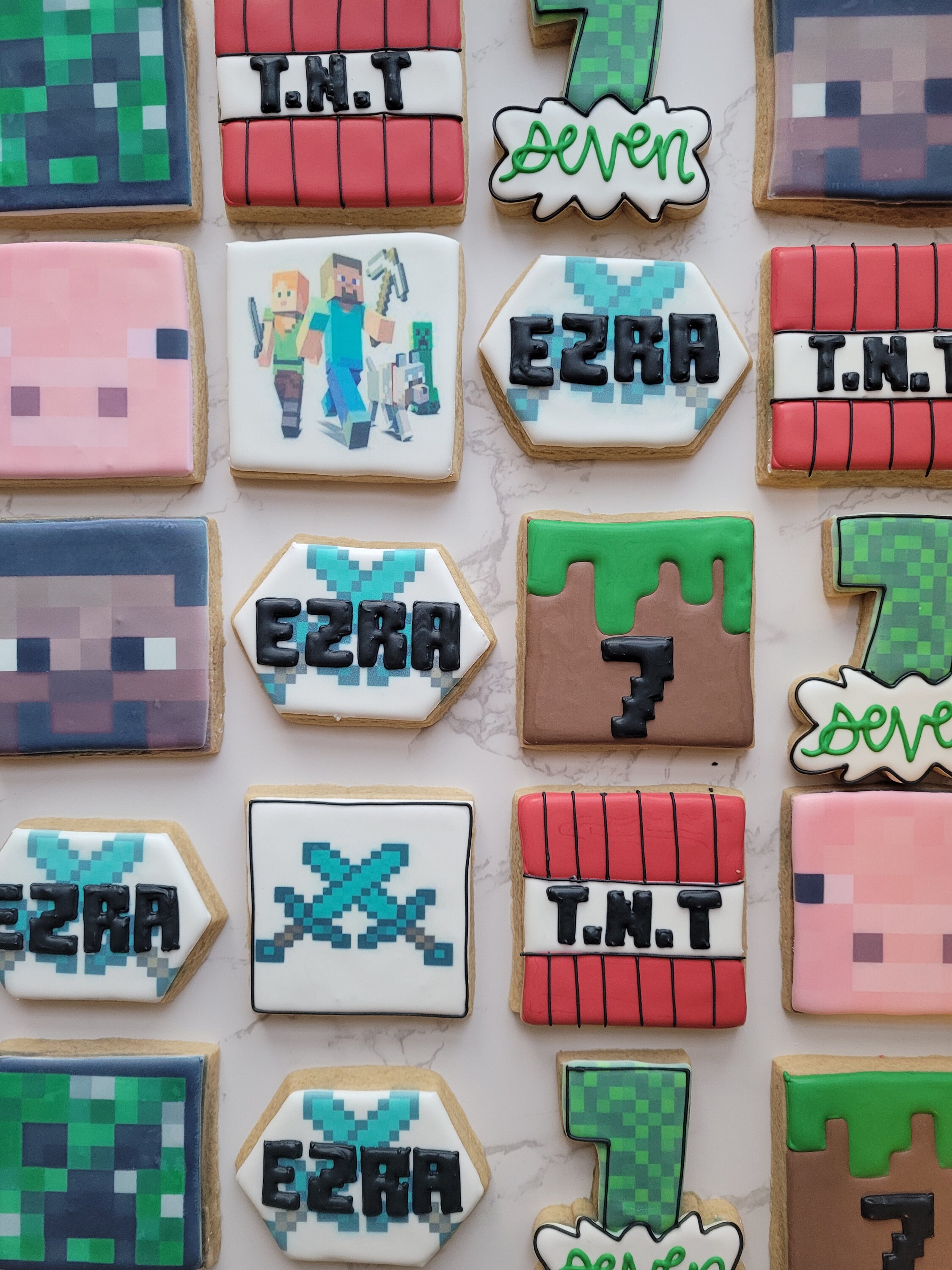 Video Game Character Birthday Sugar Cookies - Custom Sugar Cookies - Etsy
