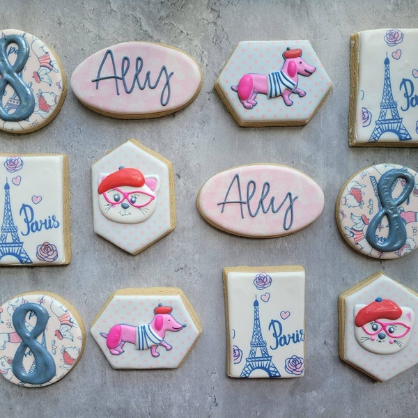 Paris Sugar Cookies - Etsy