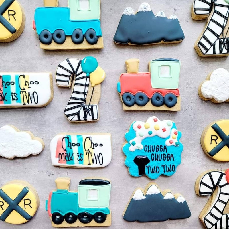 Train Cookies - Etsy