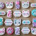 Kitty Cat Theme Birthday Sugar Cookies Custom Sugar Cookies - Etsy