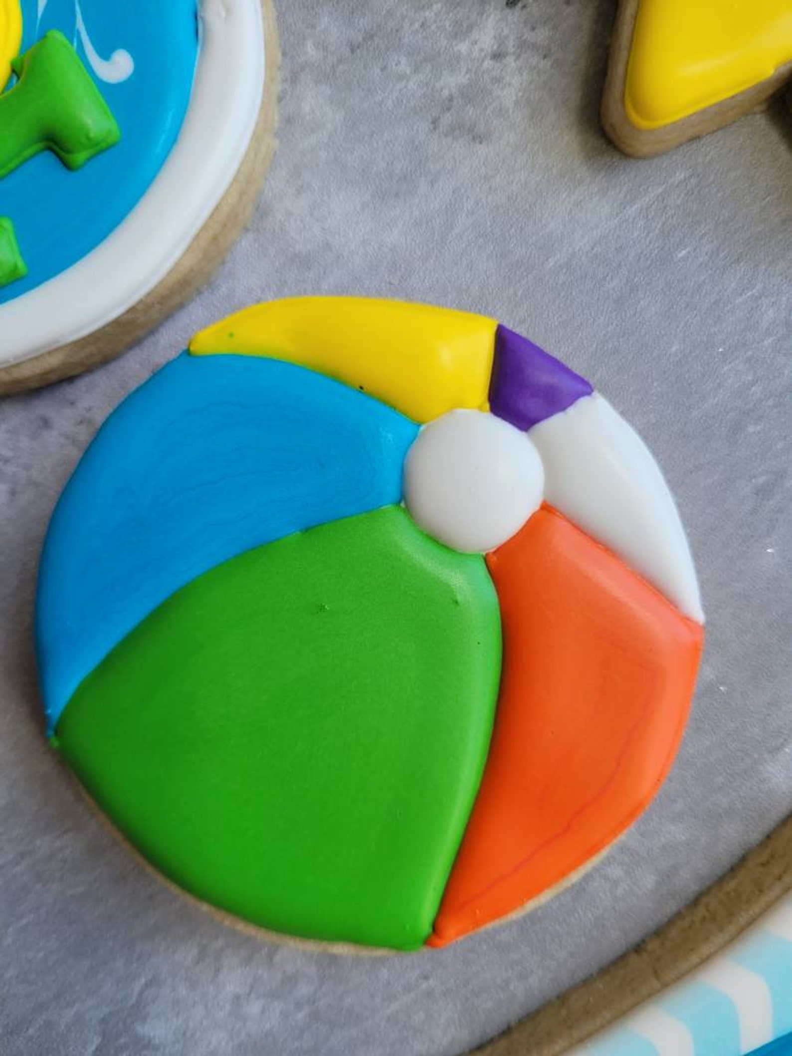Pool Party Theme - Birthday Sugar Cookies - Custom Sugar Cookies - Etsy