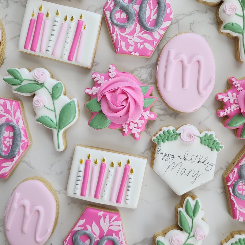 70th Birthday Cookies - Etsy