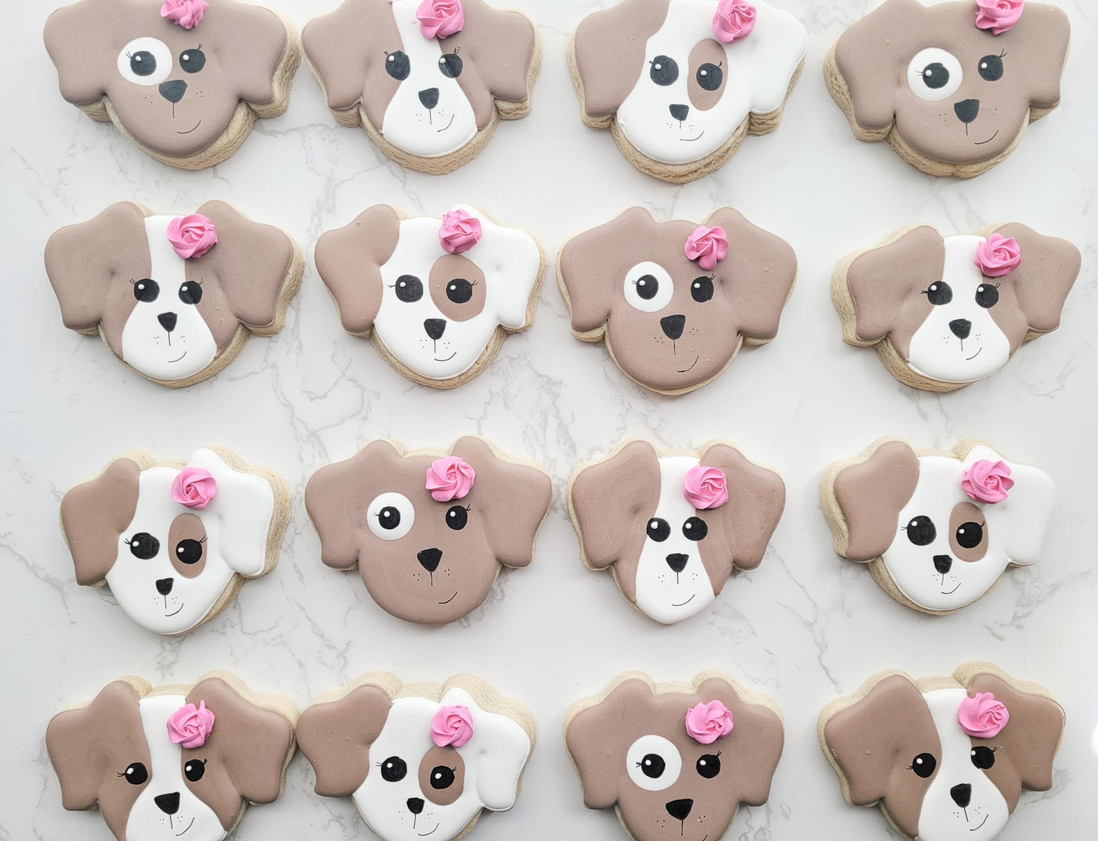 Puppy Theme - Birthday Sugar Cookies - Custom Sugar Cookies - Etsy
