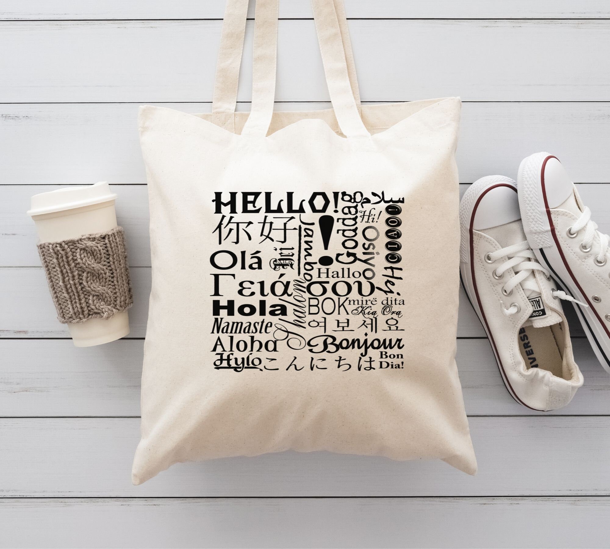 Book Tote Bag Multilingual Tote Graphic Tote Tote Bag Tote - Etsy