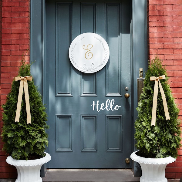Hello Sticker for Front Door - Etsy