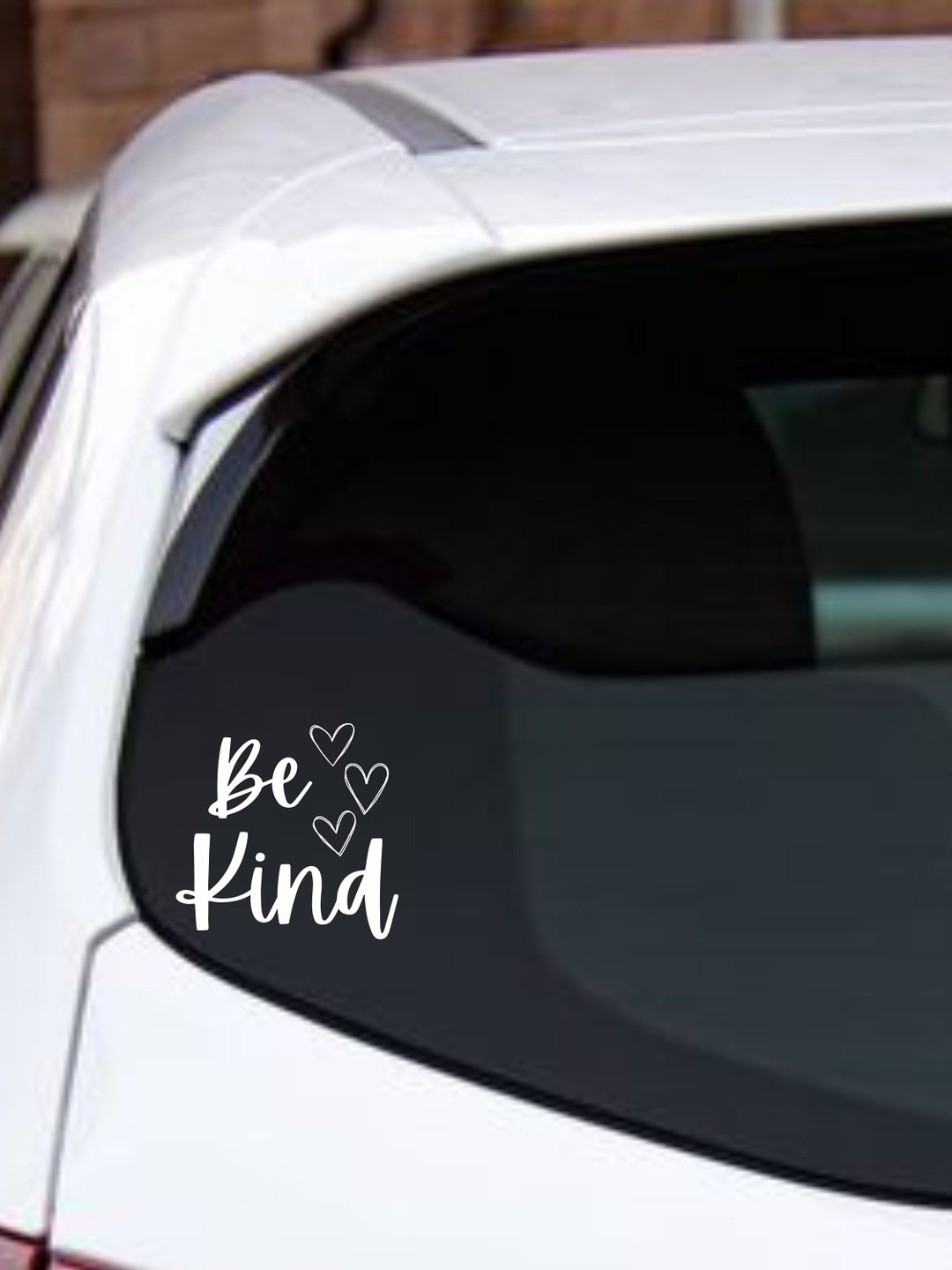 BE KIND DECAL, Spread Kindness Car Sticker, Permanent Vinyl Decal ...