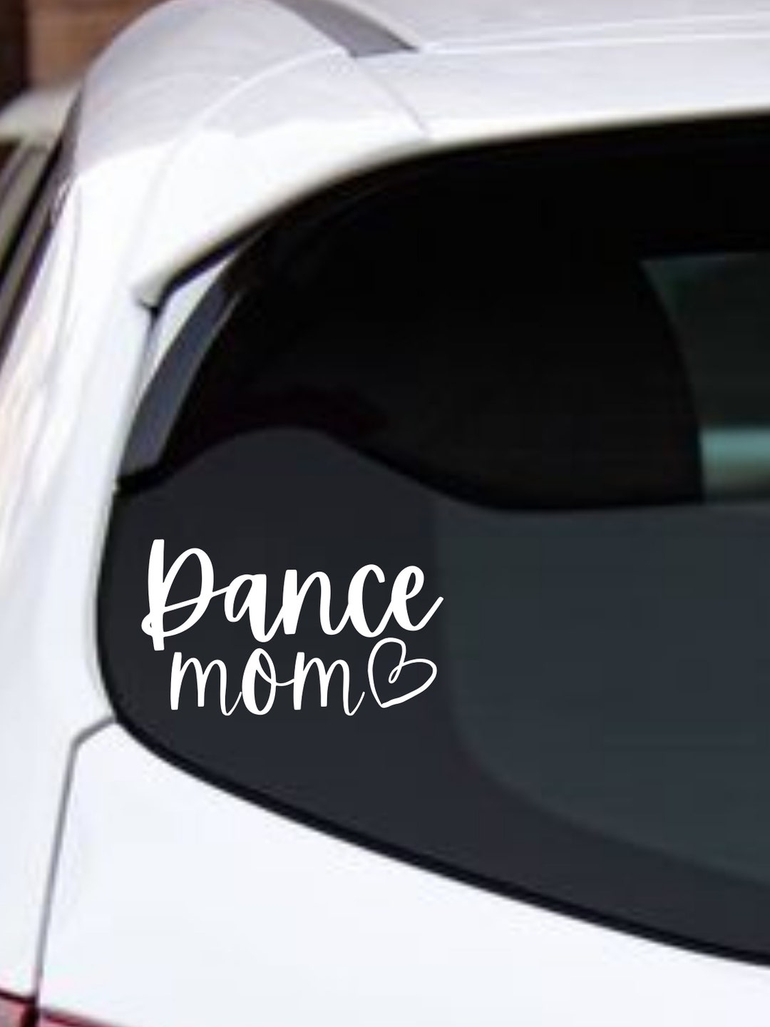PROUD DANCE MOM Car Decal, Mom Decal, Funny Parent Car Decal, Permanent ...